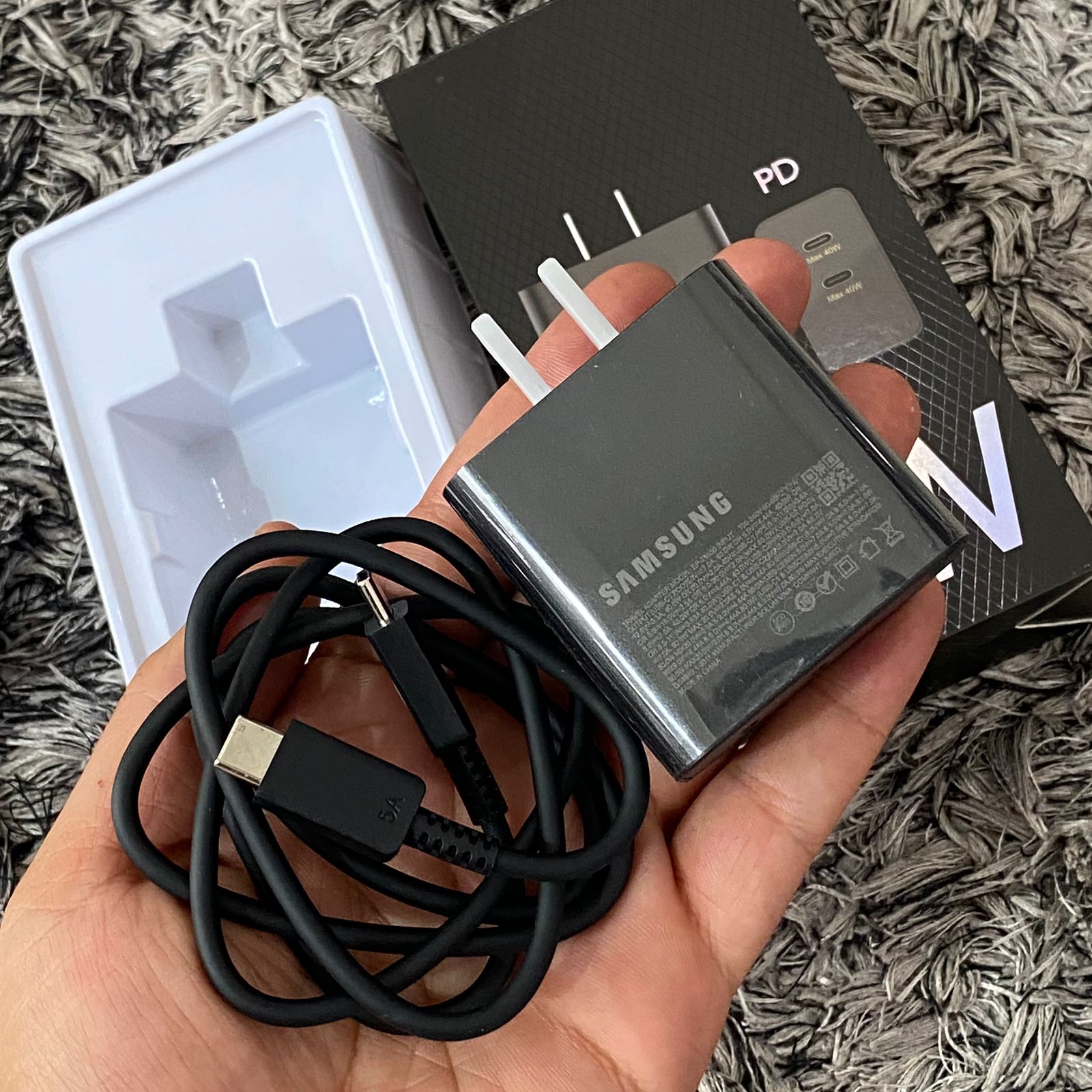 Cargador Carga Rapida 2 Entradas Samsung 80w – Aravegas