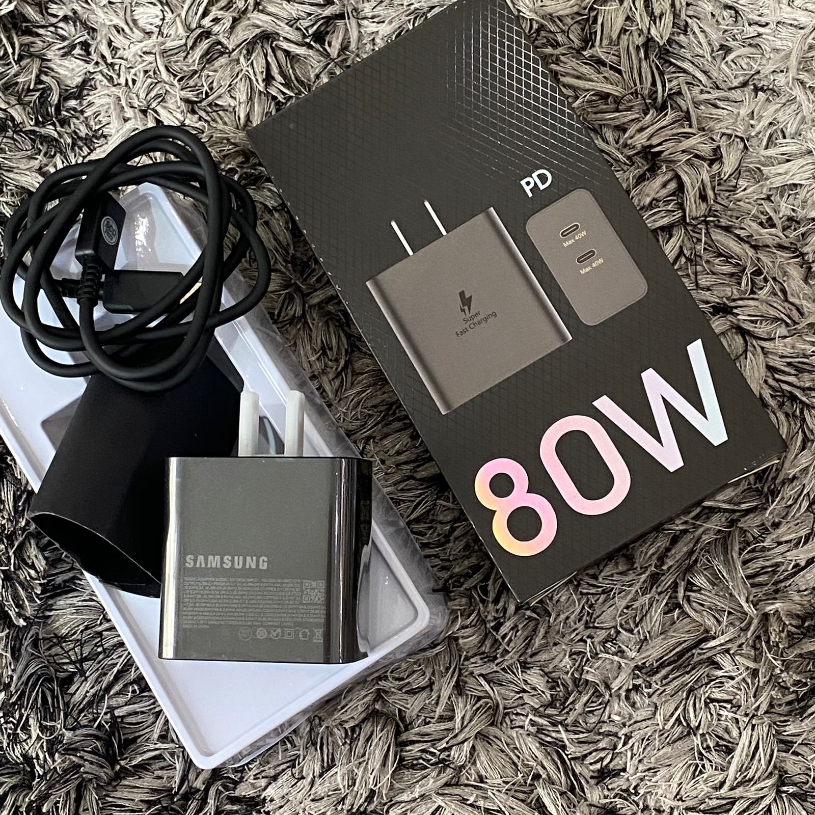 Cargador Carga Rapida 2 Entradas Samsung 80w – Aravegas