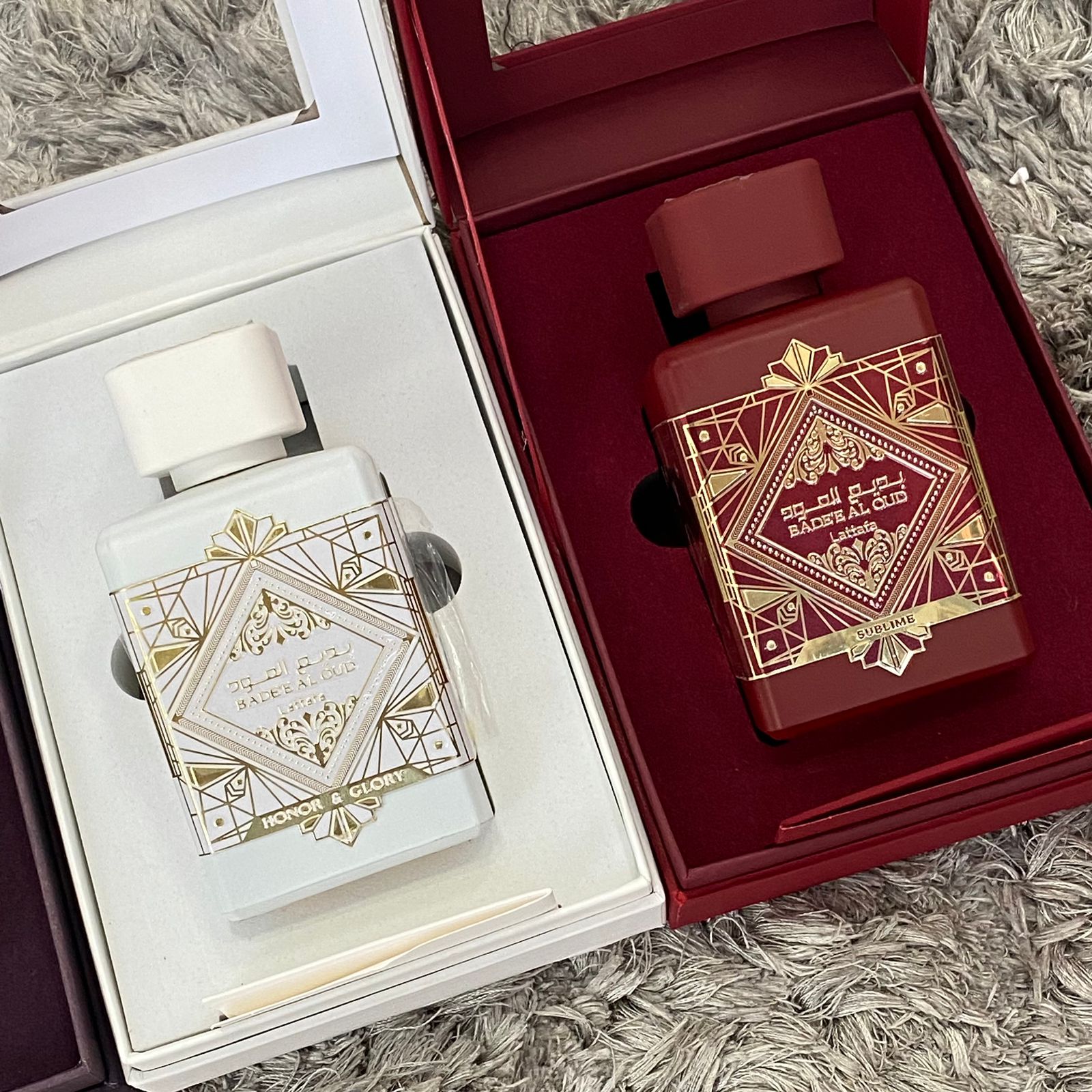Perfume Lattafa – Roja Sublime Cofre – Aravegas con Clase